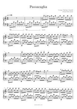 Passacaglia Free Sheet Music Pianocoda