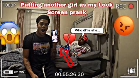 Putting Another Girl As My Lock Screen Prank On Girlfriend Bad Idea