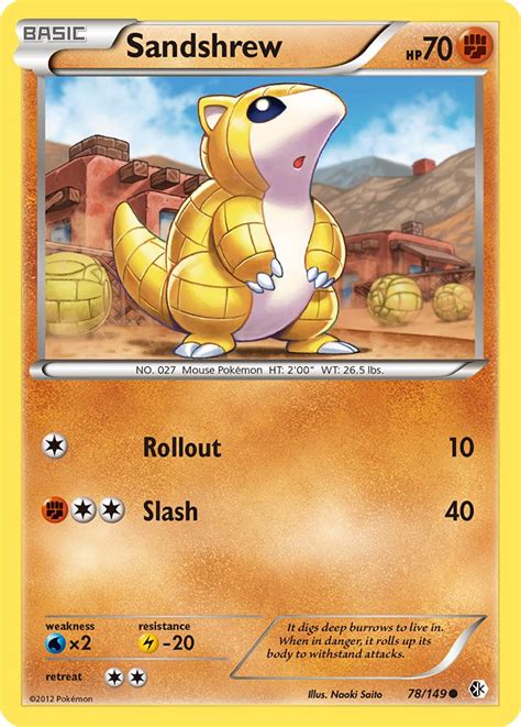 Sandshrew 62102 Base Set Pokemonkaartnl