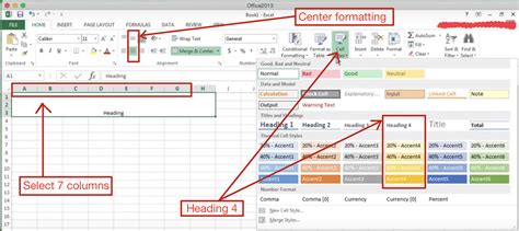 [solved] select the seven column titles apply center formatting and