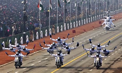 Indias 67th Republic Day Parade Daredevils Fire Breathers And Show