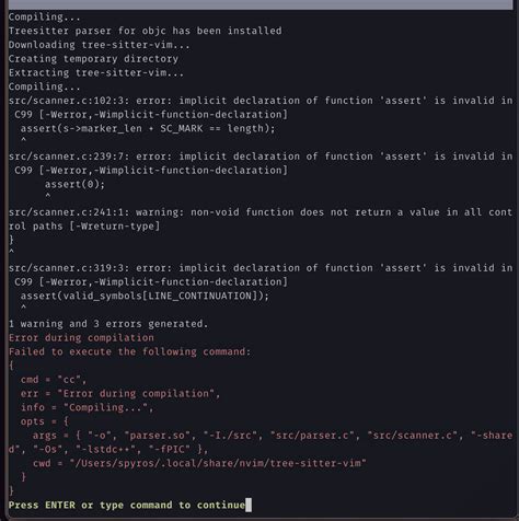 Treesitterhighlighter Error Executing Lua Endcol Value Outside Range · Issue 1201