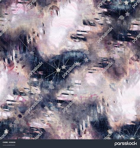 طراحی کلاژ ترکیبی بدون درز در ظاهر فرسوده قدیمی طرح پیچیده ای که روی بافت پارچه پوشانده شده