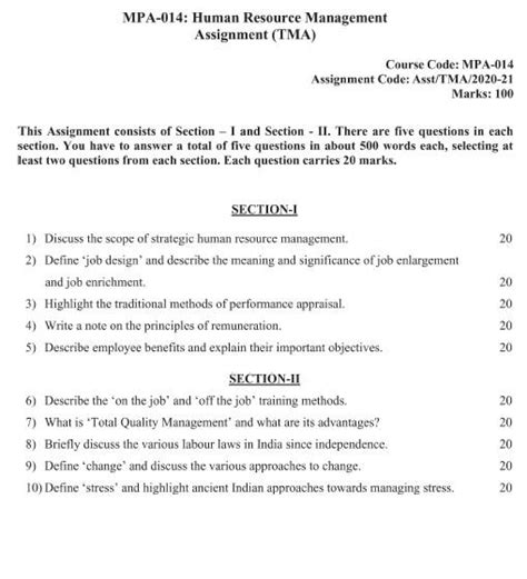 IGNOU MPA COMBO SOLVED ASSIGNMENT ENGLISH MEDIUM IGNOU Solved Assignment