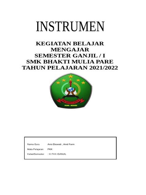 Intrumen 21 22 Pdf