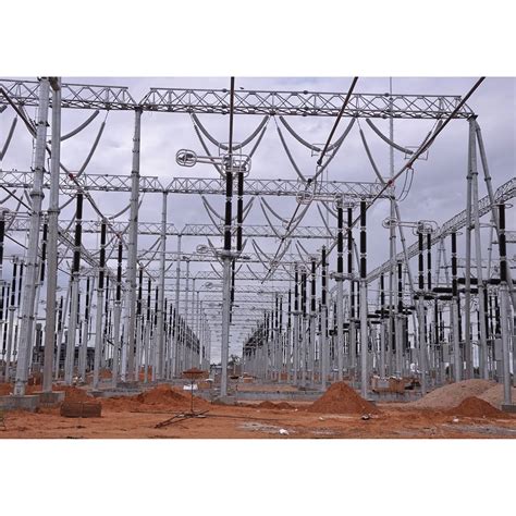 Galvanized Steel Structure For Electrical Substation Structures Steel