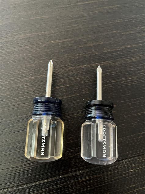My Dad Bought Me A Set Of Craftsmen Screwdrivers And They Come With A