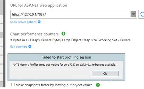 Trouble Starting Profiler On Net Core App Support