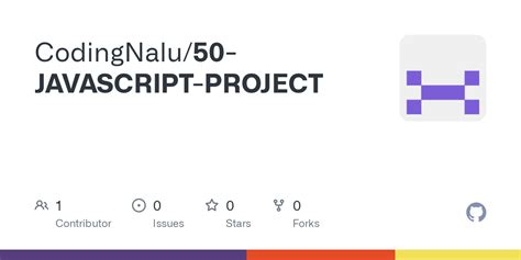 GitHub CodingNalu JAVASCRIPT PROJECT