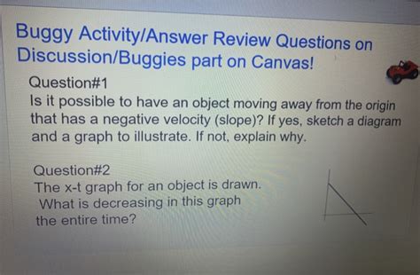 Solved Question 1 Is It Possible To Have An Object Moving