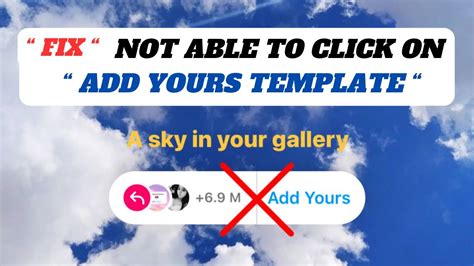 how to fix add yours template not working fix not able to click on