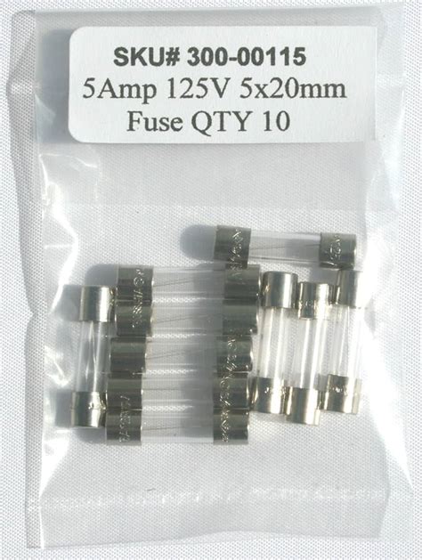 Fuse For Christmas Lights 5a 125v 10 Pack 43 Off