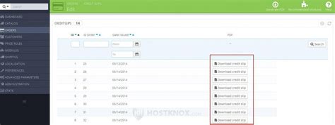 hostknox prestashop 1 5 1 6 credit slips tutorial