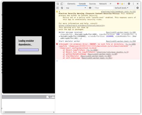 [macos] stuck at loading emulator dependencies forever · issue 24
