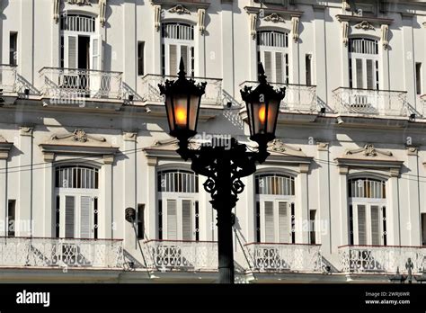 Classic Architecture With Structured Window Facades And Illuminated