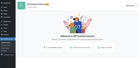 wp custom cursors wordpress cursor plugin by web trendy codecanyon