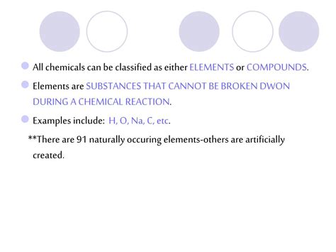 PPT Elements Compounds The Periodic Table PowerPoint Presentation ID