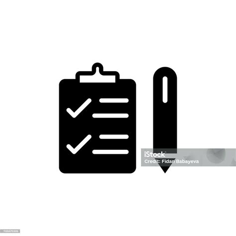 검사 목록 인터페이스 개요 아이콘입니다 기호와 기호는 웹 로고 모바일 앱 Ui Ux에 사용할 수 있습니다 아픔에 대한 스톡 벡터