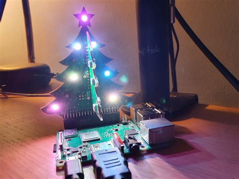 Its Christmas With The 3d Rgb Xmas Tree For The Raspberry Pi Techdavem