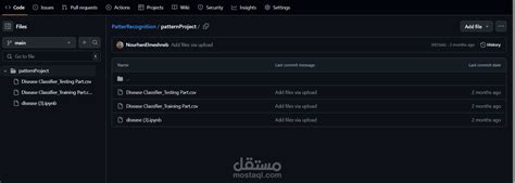 Pattern Recognition Project مستقل