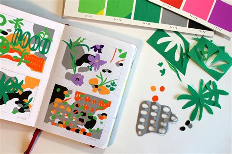 Class101 정답은 없어요 자유롭게 오리고 붙여 완성하는 색종이 아트