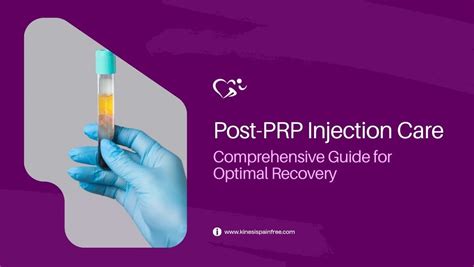 Post PRP Injection Care Comprehensive Guide For Optimal Recovery Kinesis Pain Speciality Centre