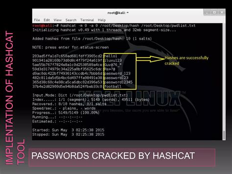 password cracking using john the ripper hashcat cainandabel ppt