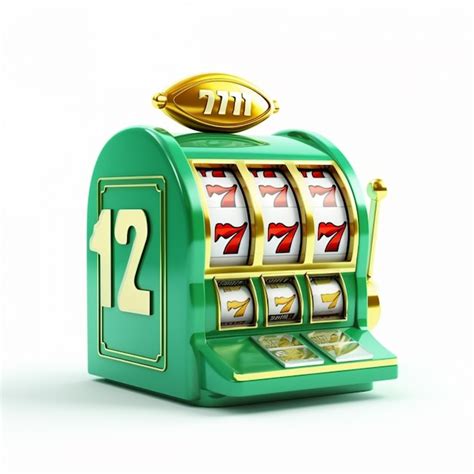 Premium Photo Green Slot Machine With Three Red Sevens 3d Rendering