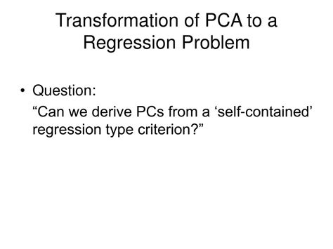 PPT Sparse Principal Component Analysis PowerPoint Presentation Free Download ID