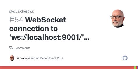 WebSocket Connection To Ws Localhost 9001 Failed Issue 54