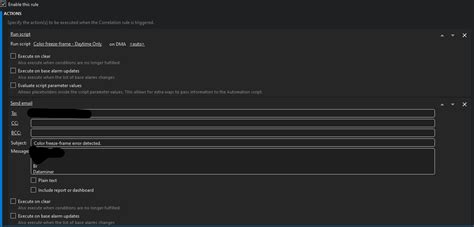 Correlation Rules Alarm And Clear Messages Dataminer Dojo