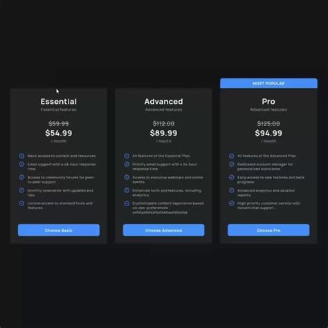 David Mráz On Linkedin Create Pricing Cards In Dark Mode With Html And