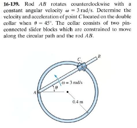 Rod Ah Rotates Counterclockwise With A Constant