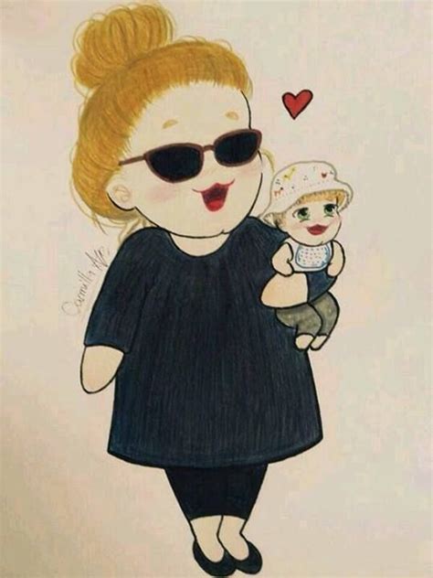 Adele N Her Son