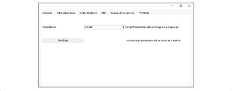 Data Export QuantiMus User Interface Utilized For The Export Of Download Scientific Diagram