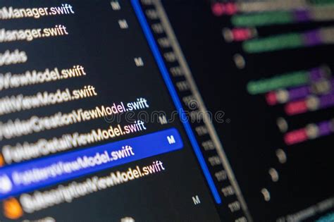 poznan poland april 14 2025 swift source code files in project
