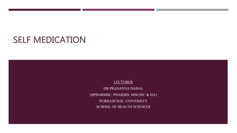 Self Medicationpptx
