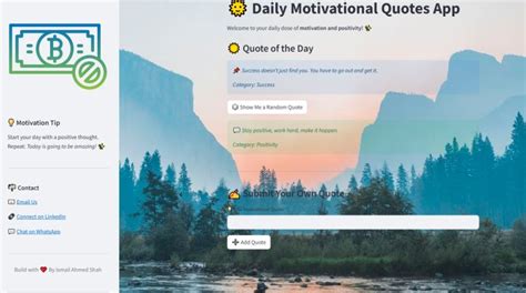 30daysofcode Giaic Python Streamlit Motivation 30daysofcode Ismail Ahmed Shah