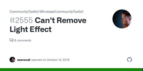 Cant Remove Light Effect · Issue 2555 · Communitytoolkitwindowscommunitytoolkit · Github