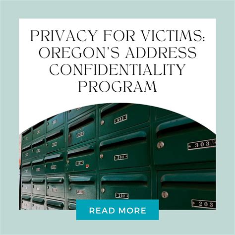 Protect Your Address With The Address Confidentiality Program The