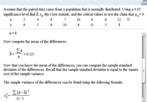 Solved Can Someone Explain How To Calculate The Sample Chegg Com