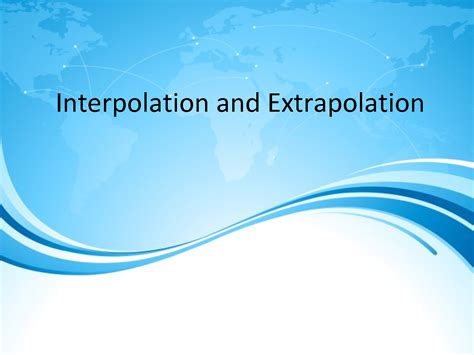 Solution Intrapolation And Extrapolation Studypool