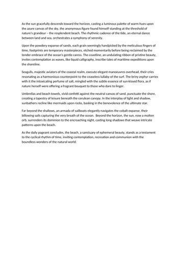 Aqa Language Paper 1 Section B Teaching Resources