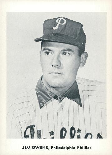 1960 Jay Publishing Philadelphia Phillies Set B Nno Jim Owens Trading Card Database