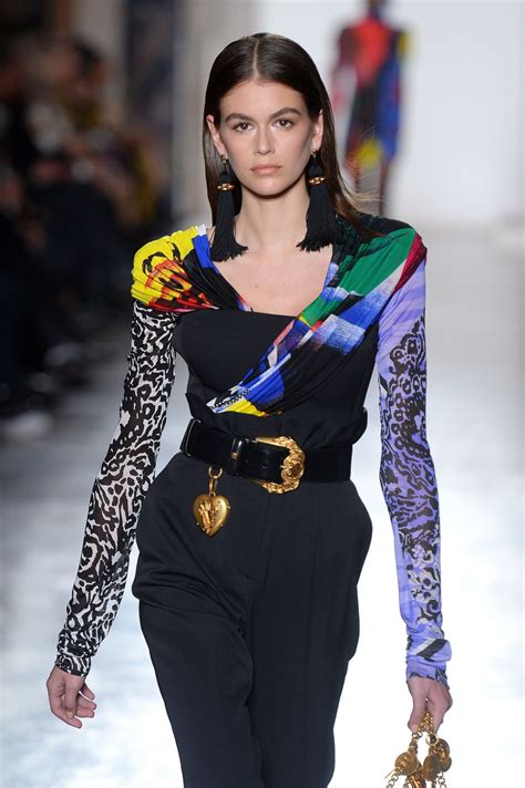 Kaia Gerber At Versace Runway Show At Milan Fashion Week 02 23 2018