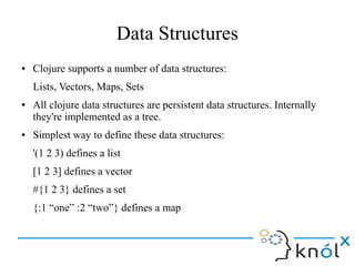 Clojure Basics PPT Free Download
