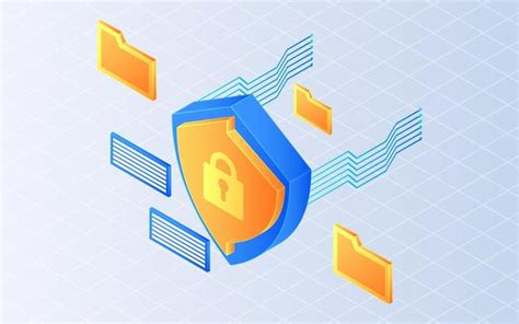 Data Security Isometric Vector Art Icons And Graphics For Free Download