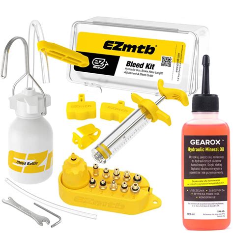 Комплект за обезвъздушаване на велосипедни спирачки Ez Mtb Пластмаса Прозрачен Xxl Emag Bg