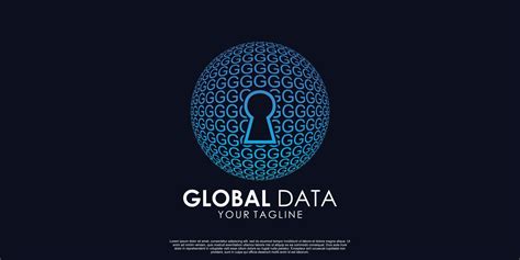 Global Data Logo Design Premium Vector 10840524 Vector Art At Vecteezy