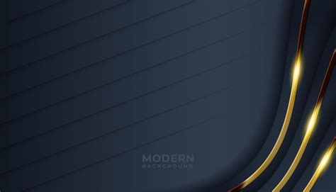 Premium Vector Luxury Black Background Modern Design